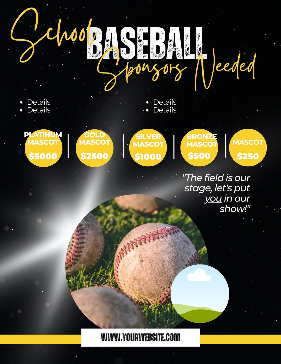 Booster Athletic Club Fundraiser Flyer Packet Package | Everything You ...