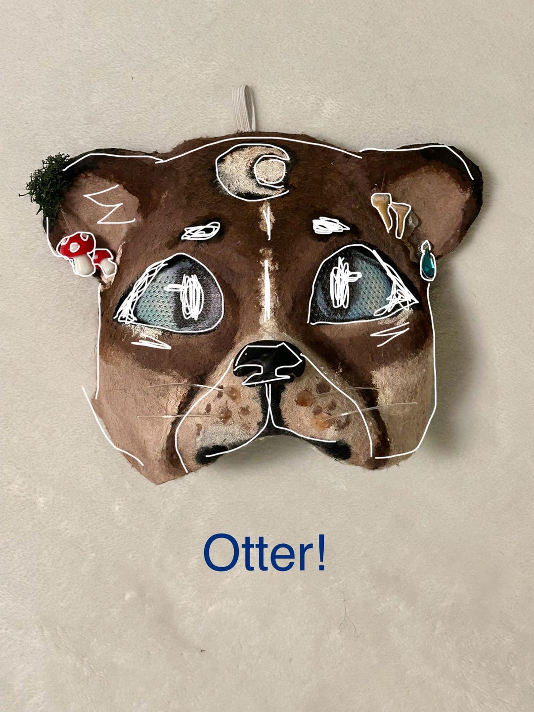 Custom Otter Mask - Etsy