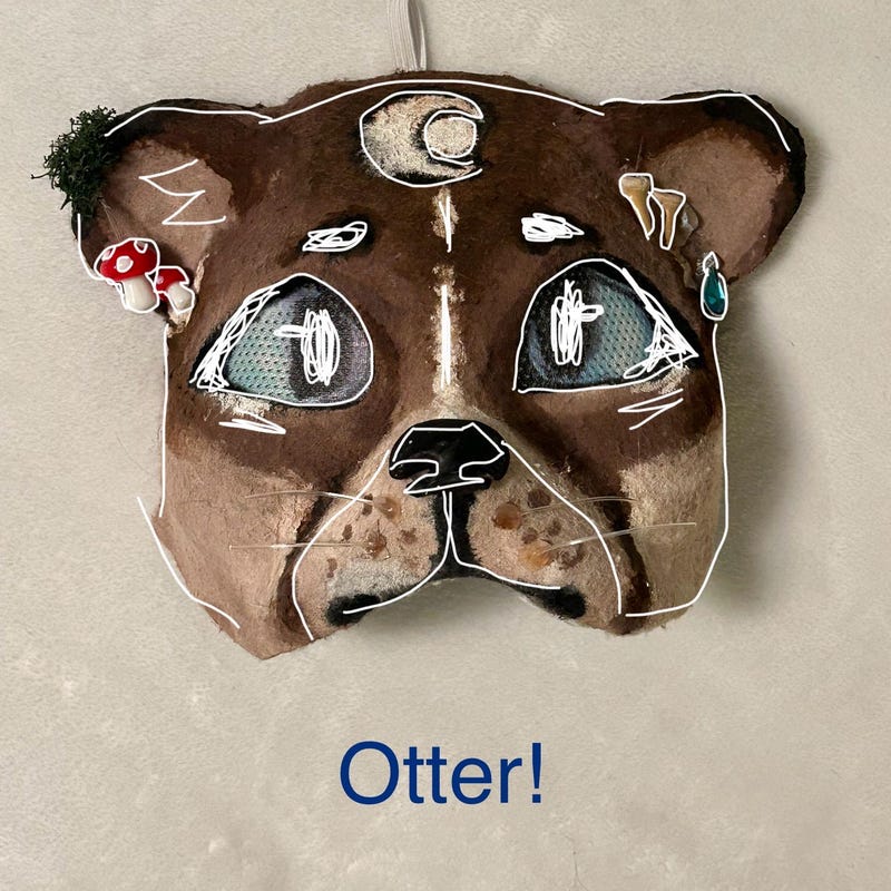 Otter Therian Mask - Etsy