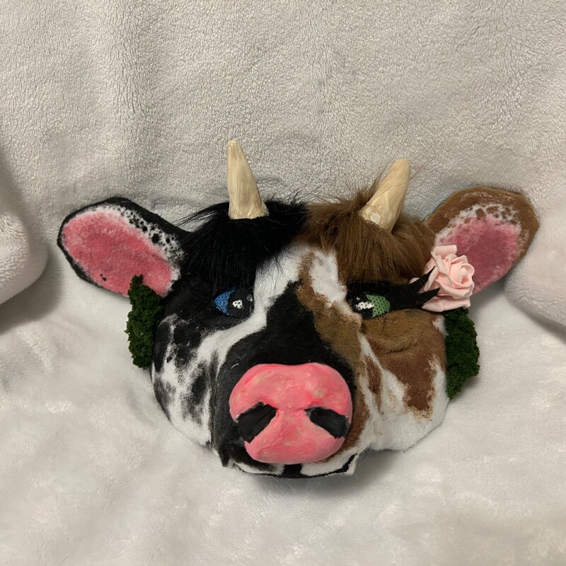 Cow Mask - Etsy