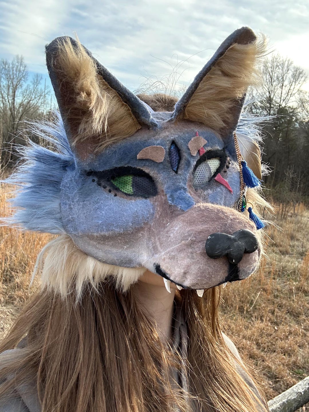 Custom Made Wolf Mask - Etsy