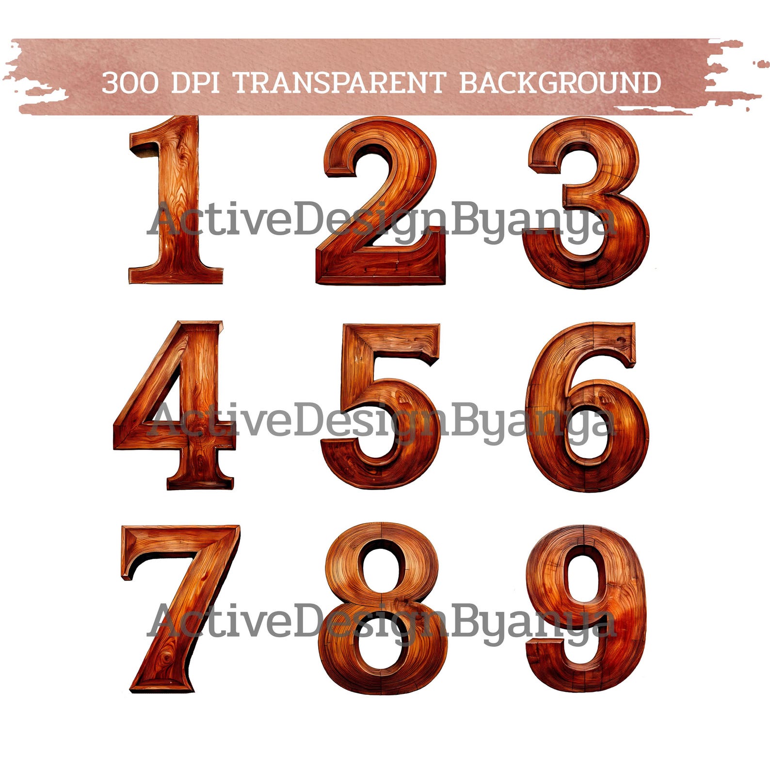 Rustic Wood Alphabet & Numbers PNG Clipart: Farmhouse Font (digital ...