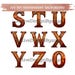 Rustic Wood Alphabet & Numbers PNG Clipart: Farmhouse Font (digital ...