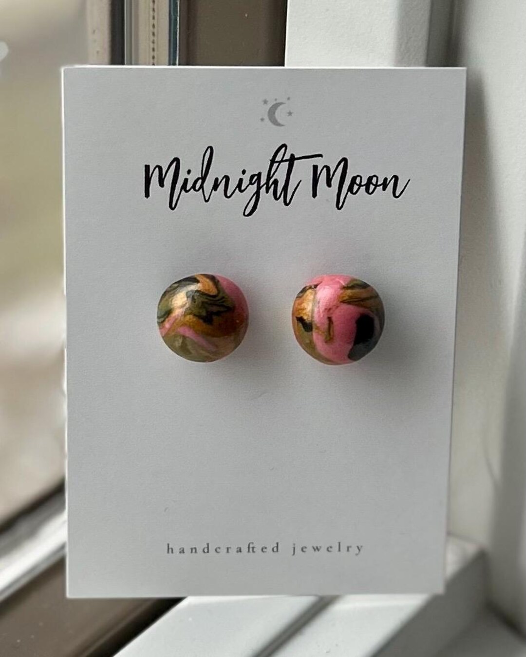 Handcrafted Unique 1960s/70s Inspired Post Earrings - Etsy