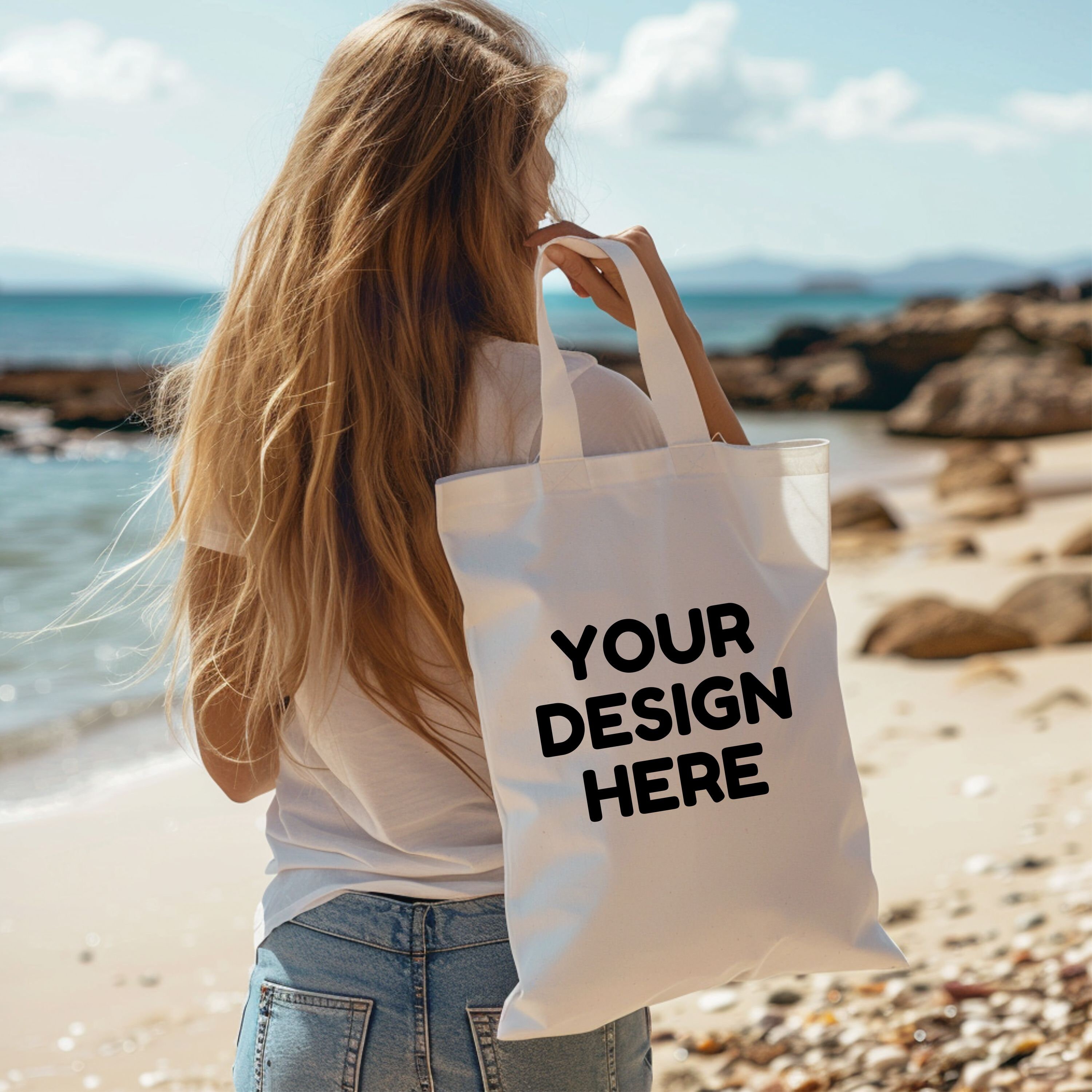Tote Bag Mockup Natural Tote Bag Mockup Canvas Tote Bag Mock Model Tote ...