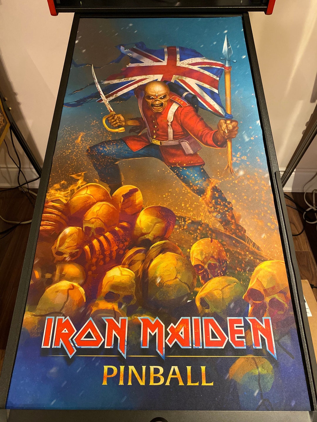 Iron Maiden Pinball Machine Glass Cover dust Cover, Protection, Game ...