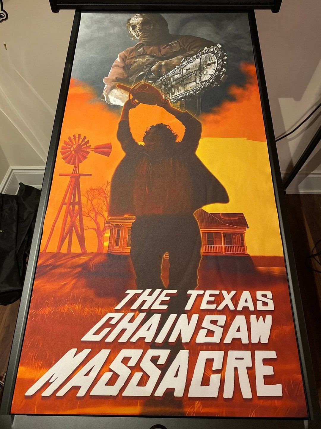 Texas Chainsaw Massacre Pinball Machine Glass Cover dust Cover ...