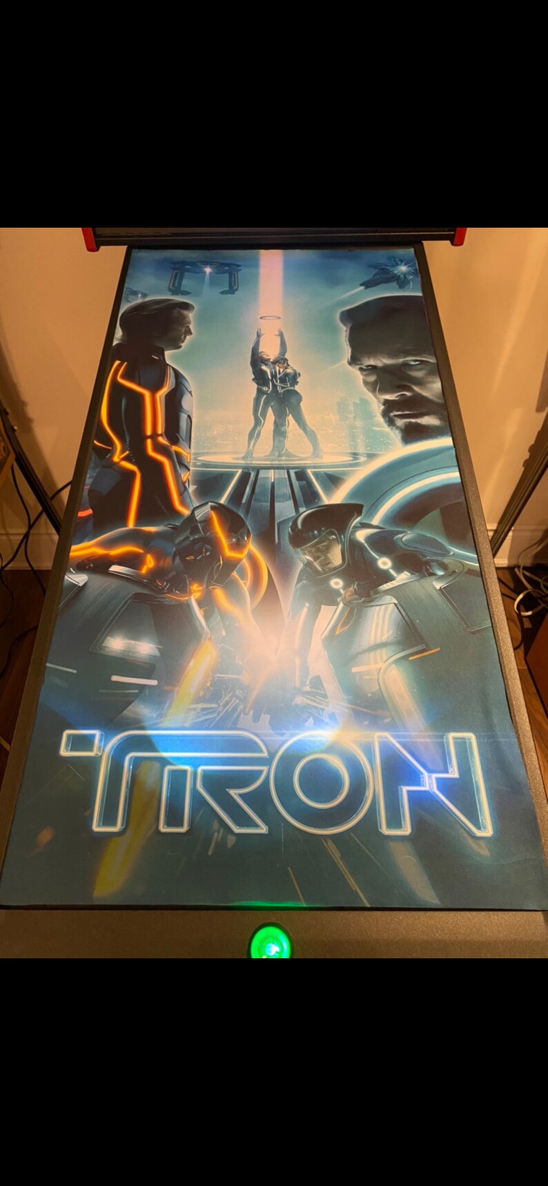 Tron Pinball Machine Glass Cover dust Cover, Protection, Game Room ...