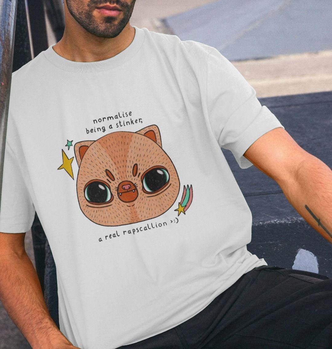Normalise Being A Stinker Tee, Rapscallion, Goblincore, Illustrated T ...