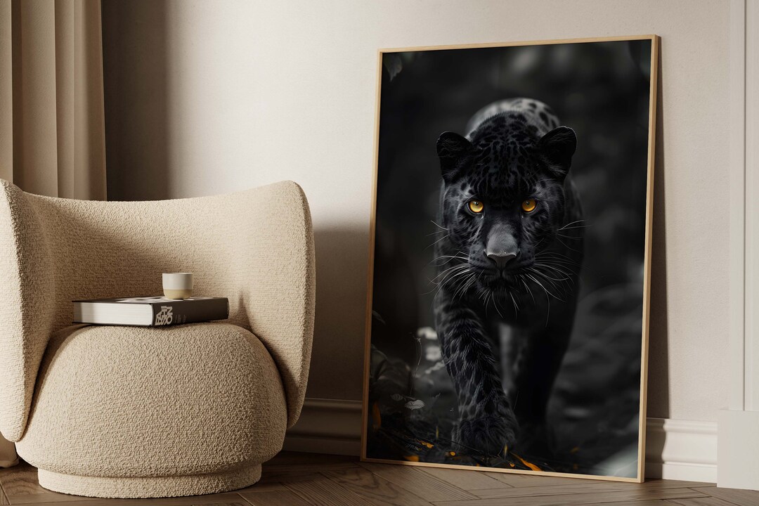Black and White Gepard Digital Download - Etsy