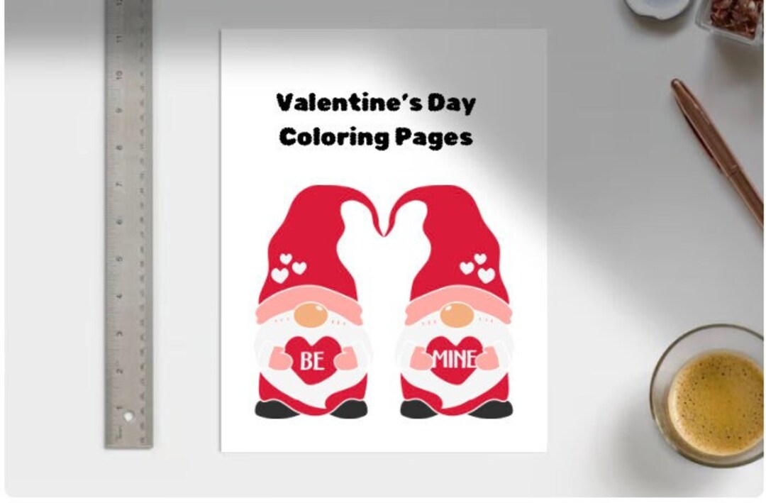 Valentine's Day Coloring Pages - Perfect for Toddlers & Prek - Etsy
