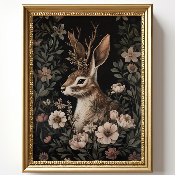 Jackalope Print - Etsy