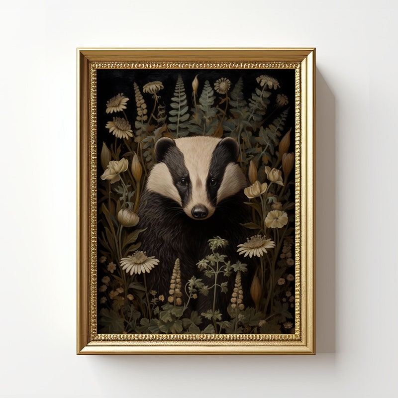 Badger Art - Etsy