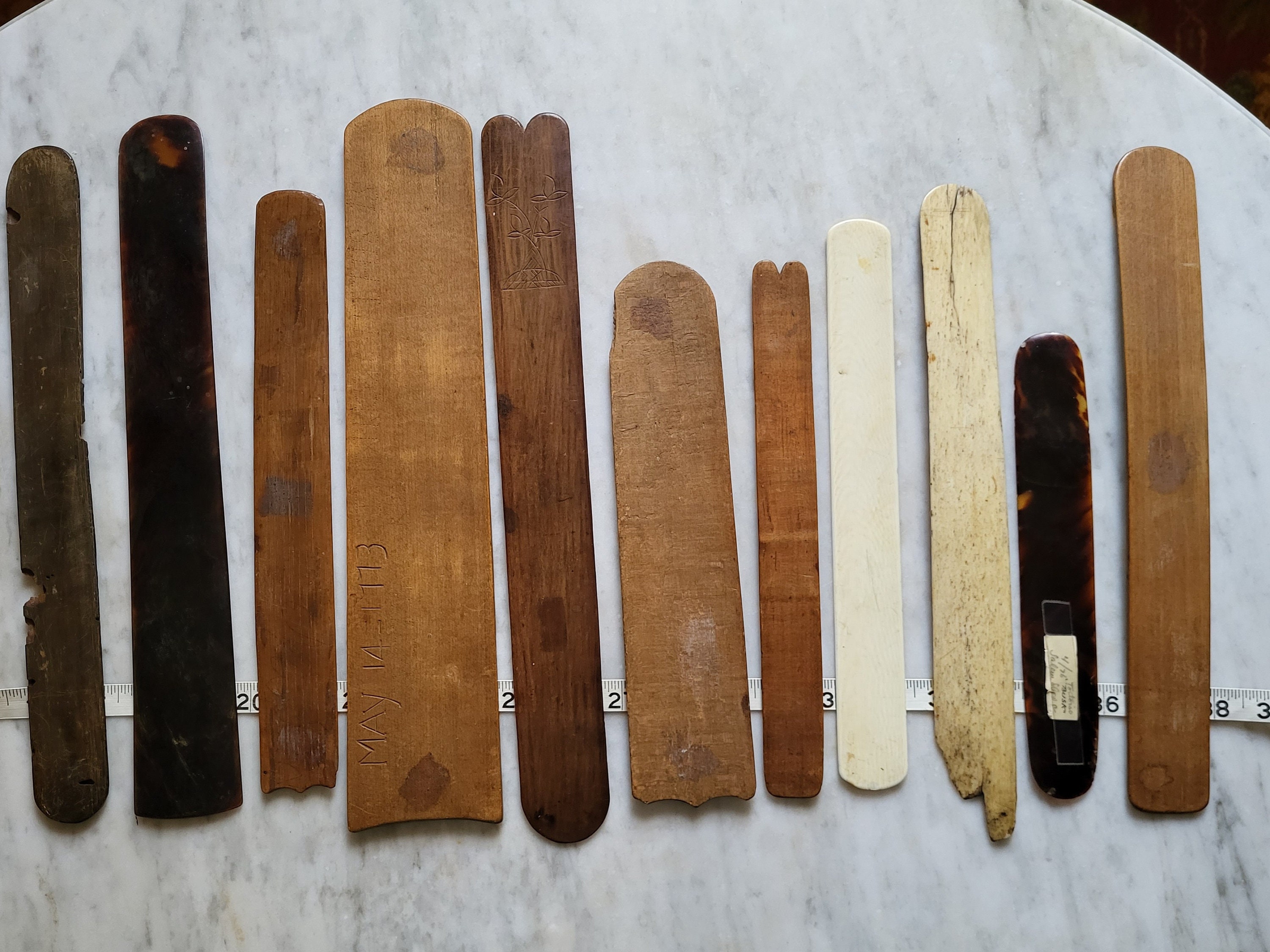 Antique Busk Stay Collection Corset Stays 11 Busks Georgian Era Prim ...