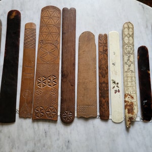 Antique Busk Stay Collection Corset Stays 11 Busks Georgian Era Prim ...