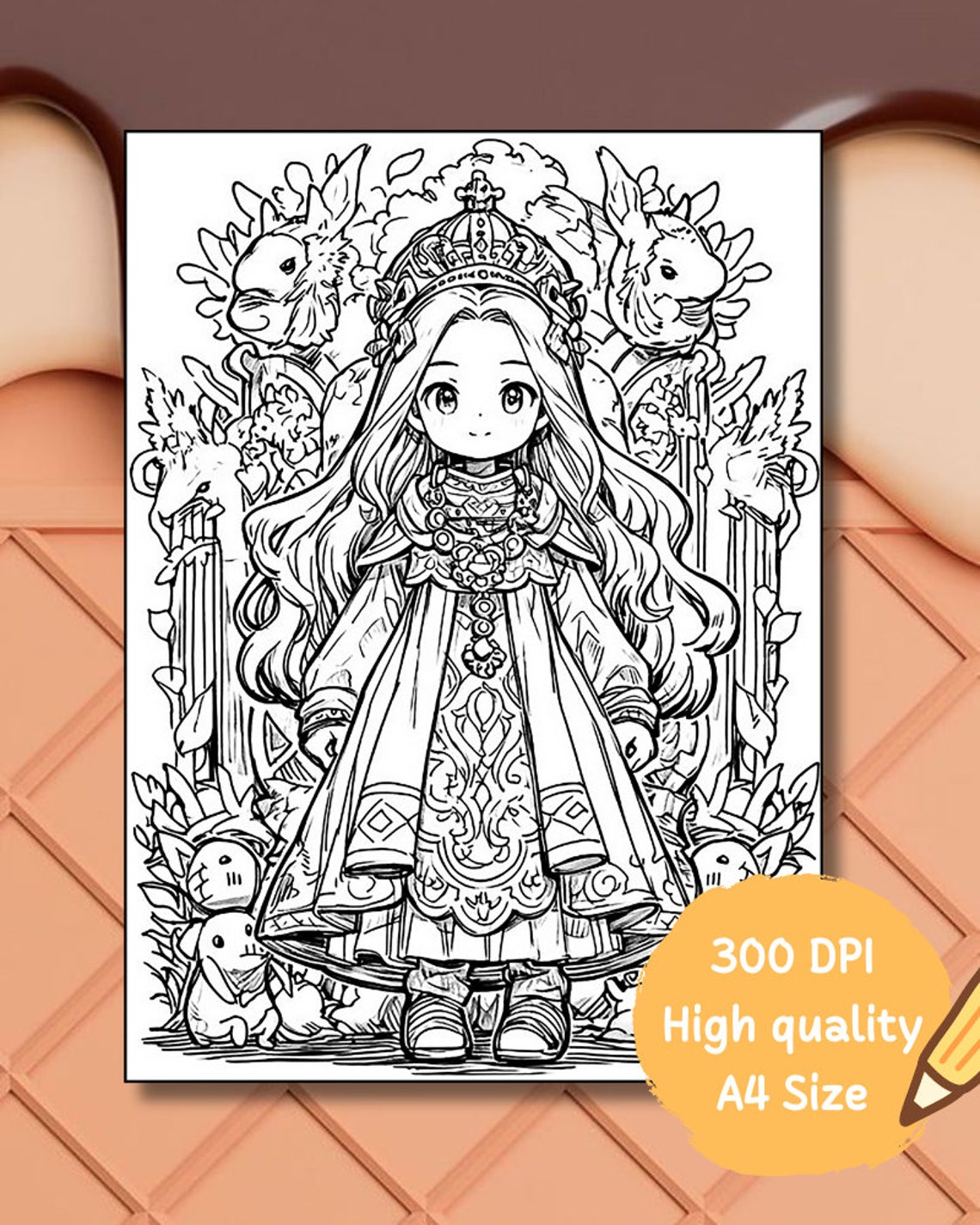 JP Anime Girl Uniform Part 1 20 Page Cute Fantasy Coloring Book ...