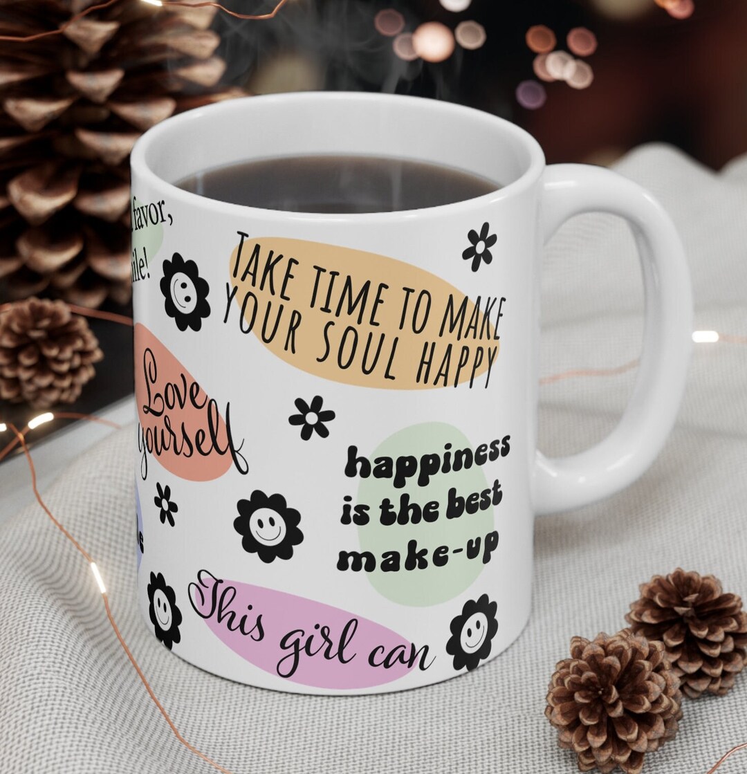 Mug Mental Health Affirmations Mug Daily Affirmations Positive Mug Self ...