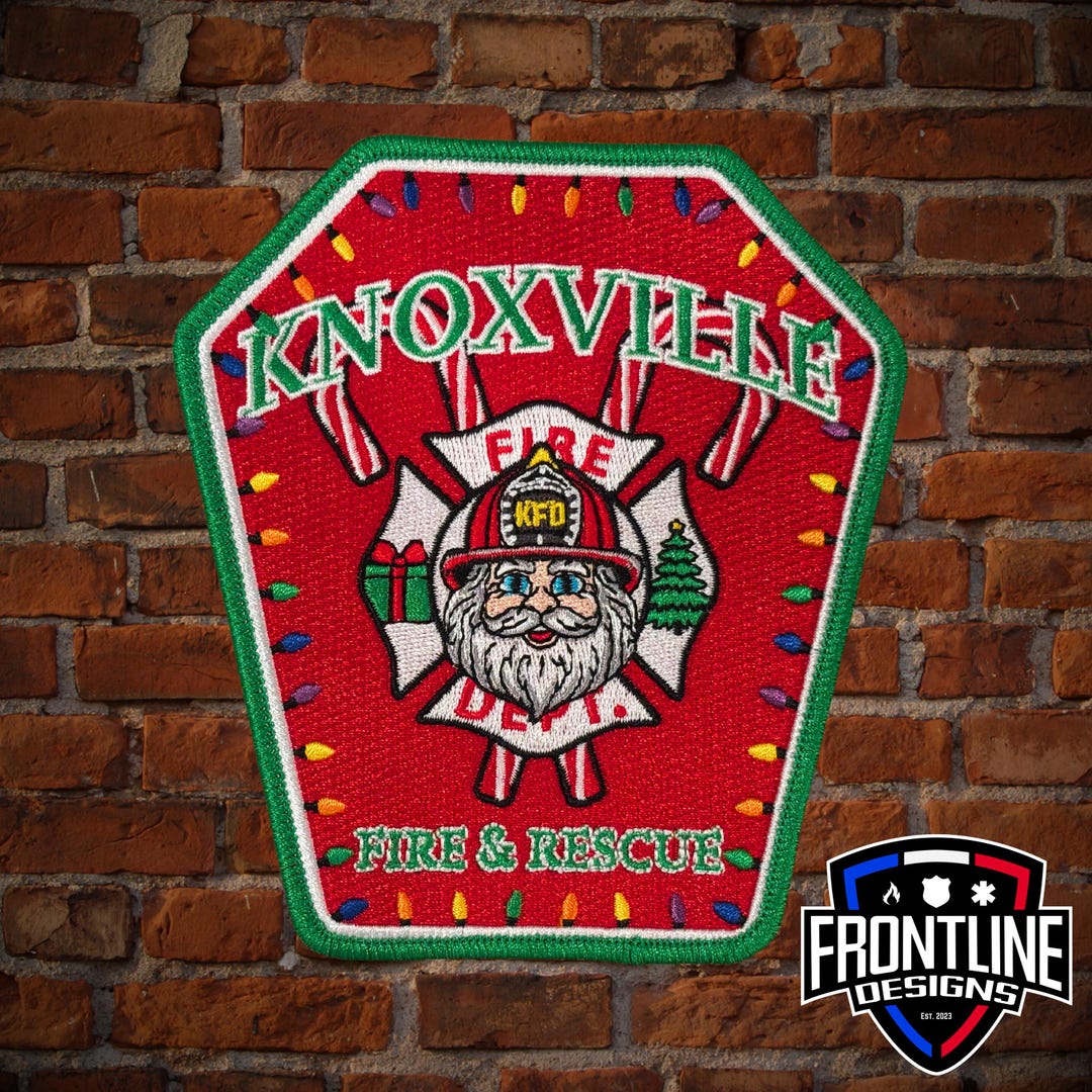 Knoxville, Iowa Fire Department Christmas Patch - Etsy