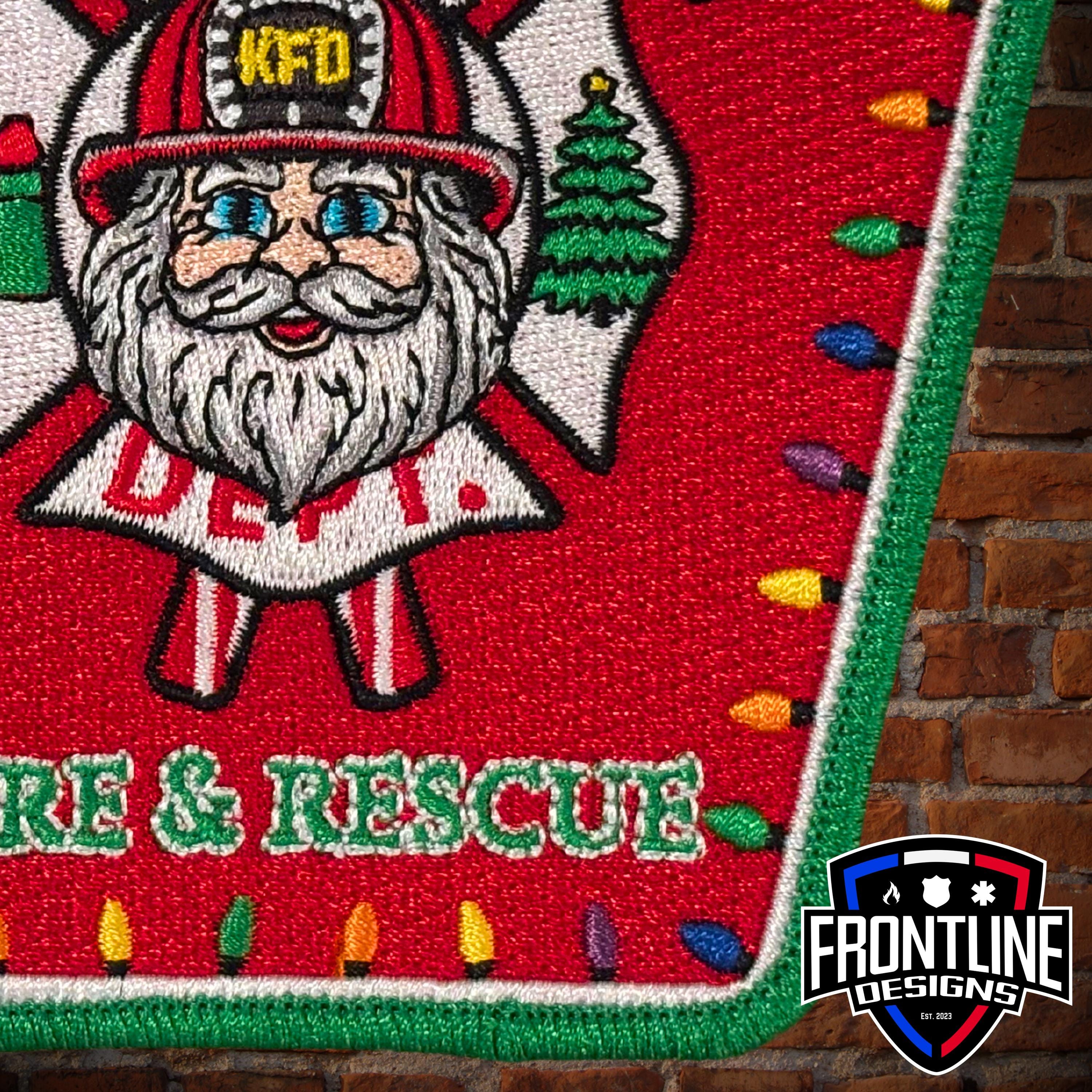 Knoxville, Iowa Fire Department Christmas Patch - Etsy