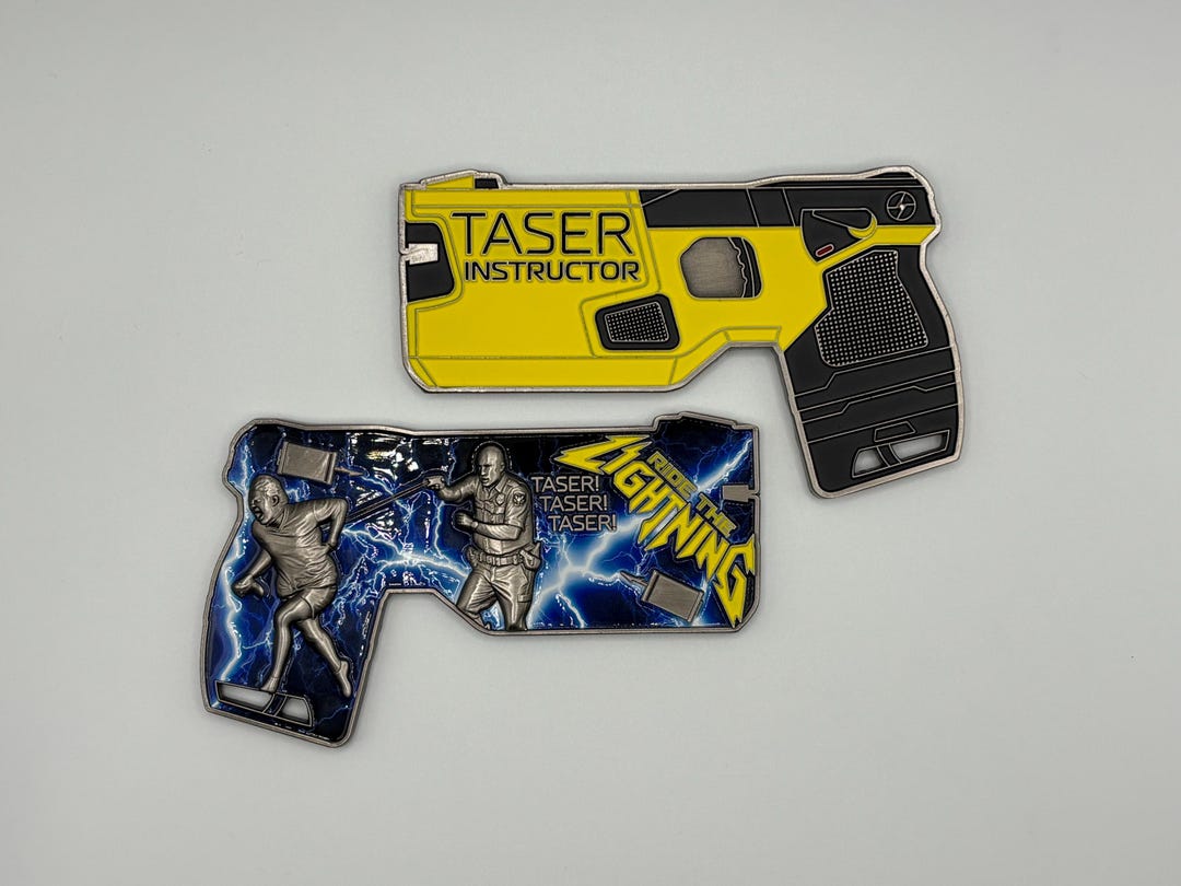 Taser Instructor Coin - Etsy