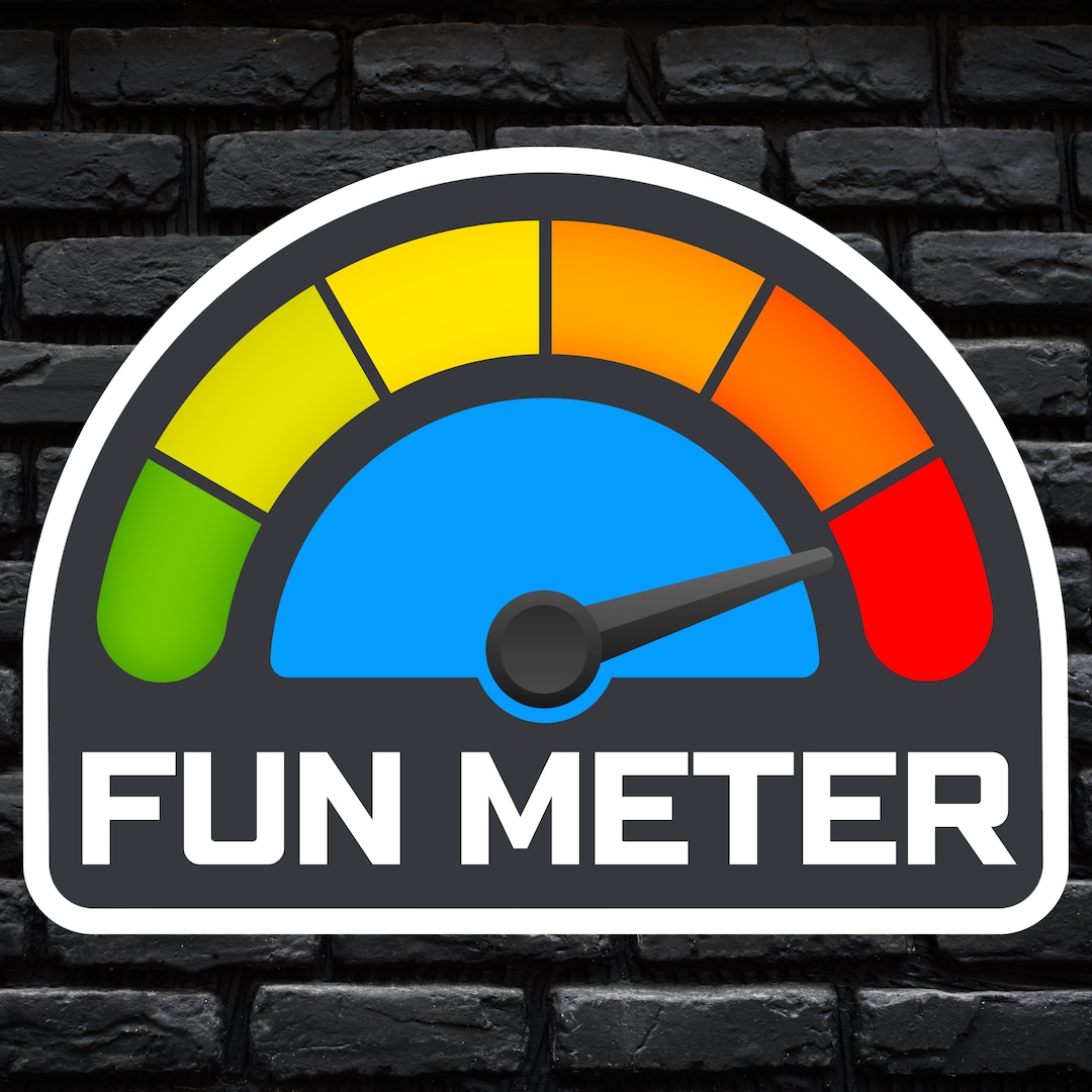 Fun Meter Sticker - Etsy
