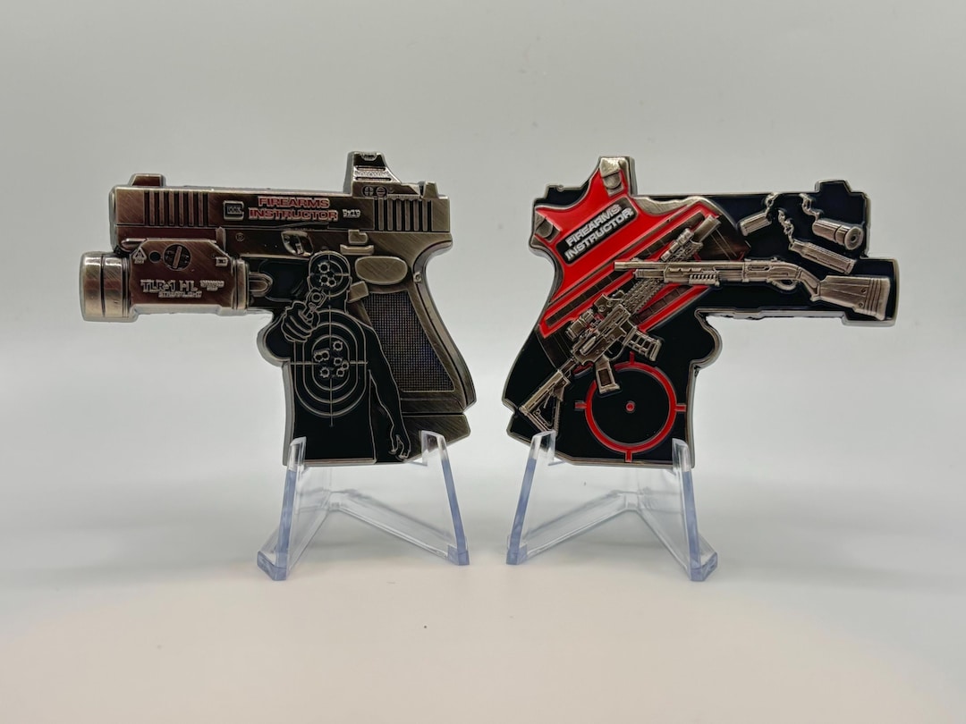Firearms Instructor Coin - Etsy