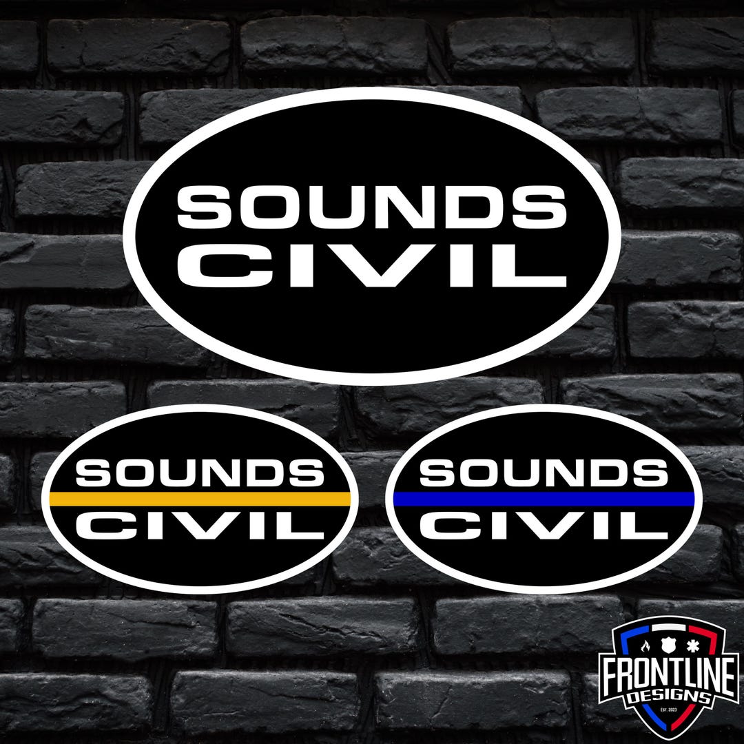 Sounds Civil Sticker - Etsy