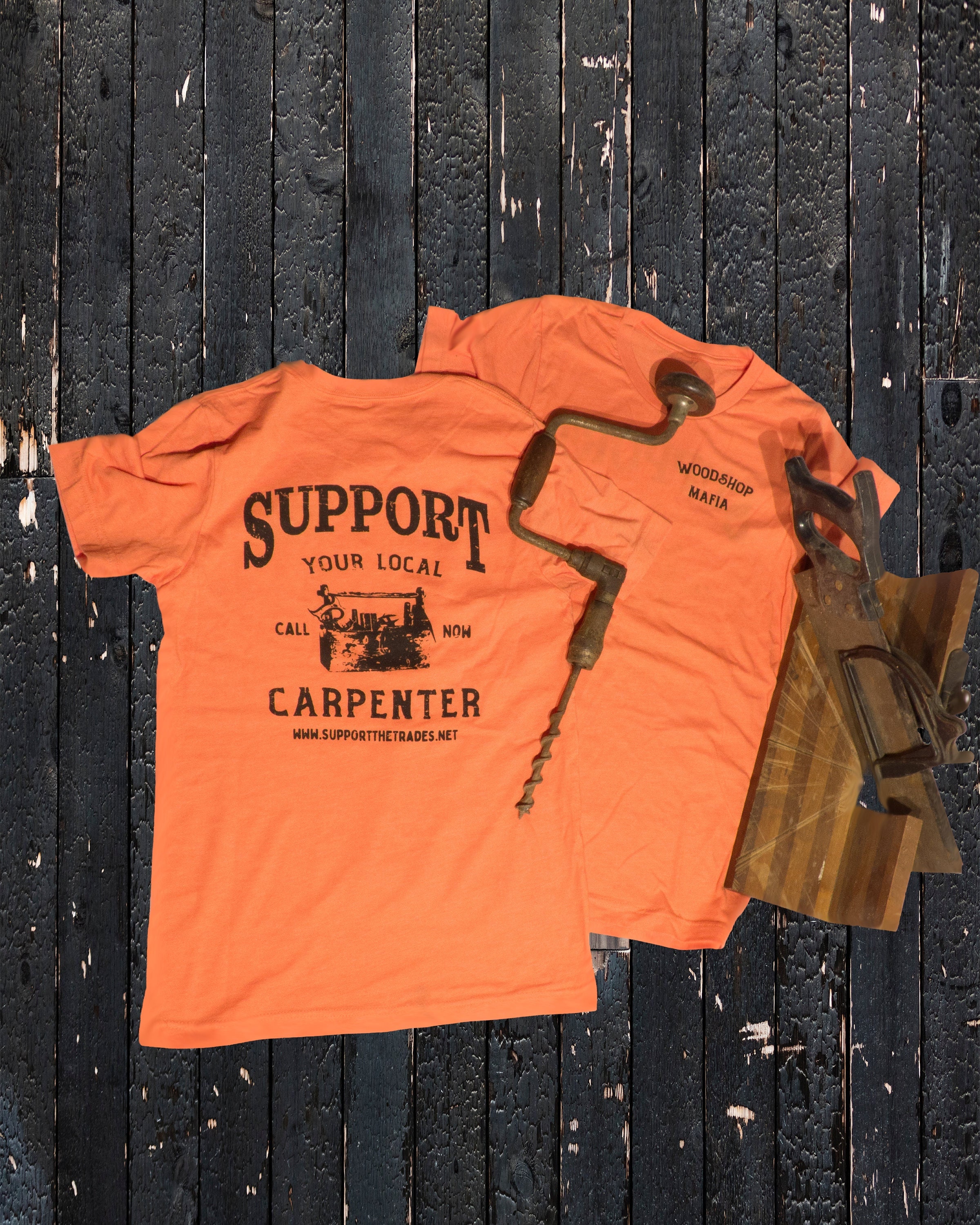Support Local Carpenter T Shirt by Woodshop Mafia - Etsy