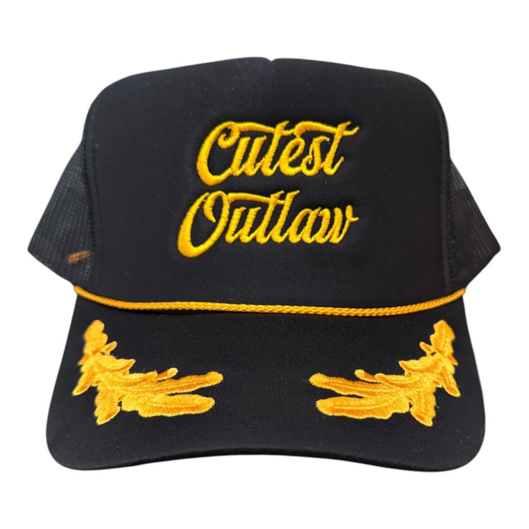 Cutest Outlaw Trucker Hat - Etsy