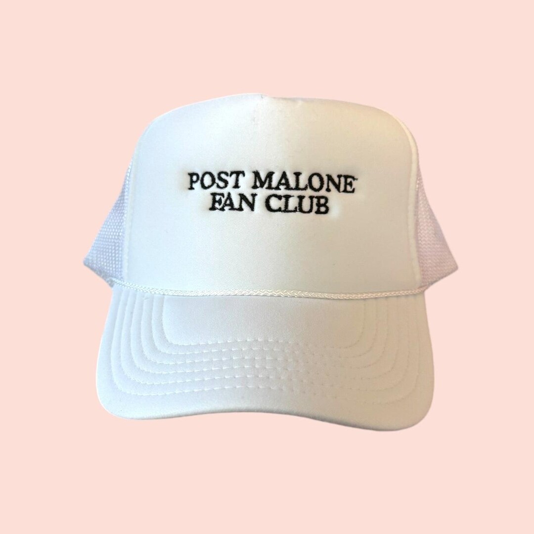 The Original Post Malone Fan Club Hat - Etsy