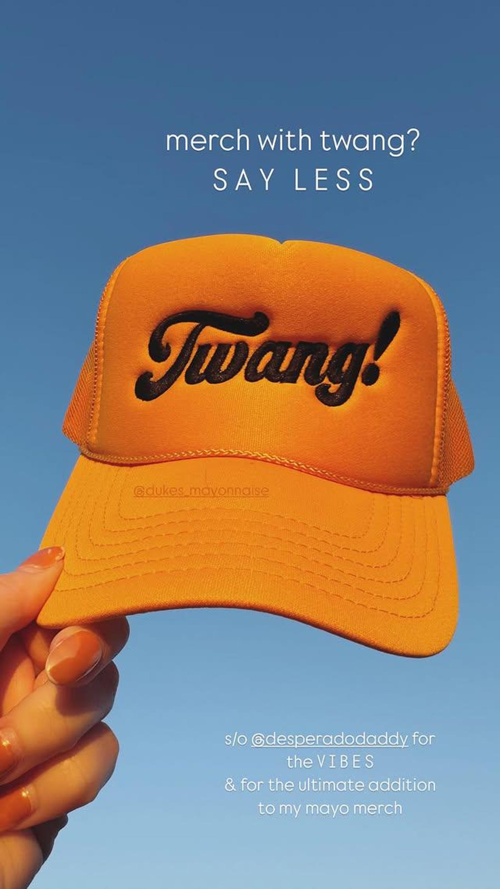 Dukes Mayo Twang Hat - Etsy