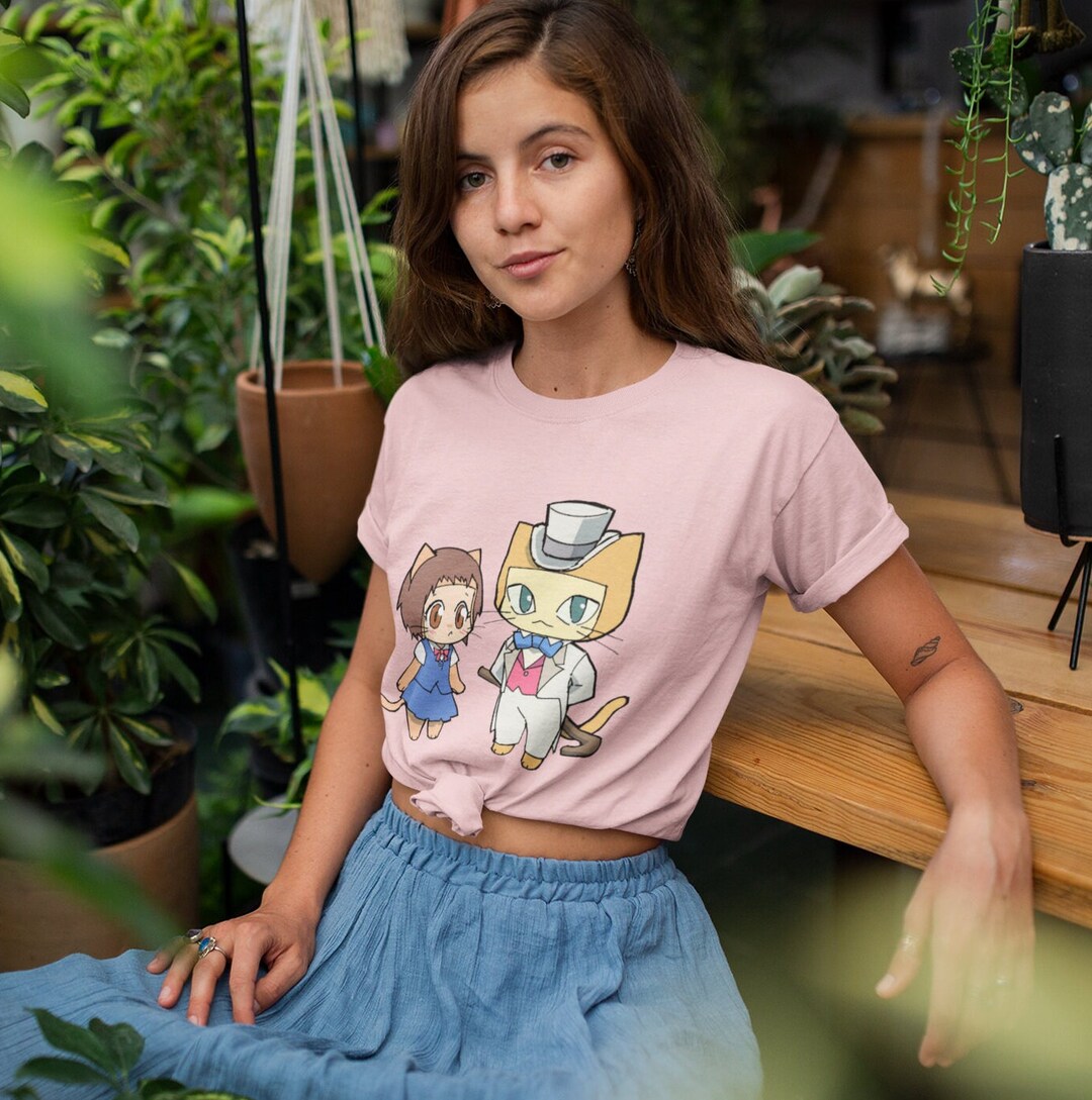 Anime Cat Shirt, Tubby Cats, Baron Cat, Anime Cat Gift, Cat Unisex ...