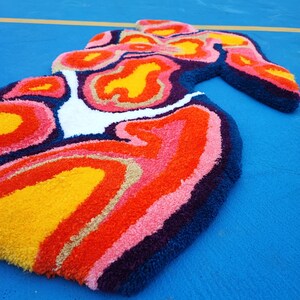 Women Body Rug,tufted Rug,female Rug,modern Rug,cool Rugs,colorful Rug ...