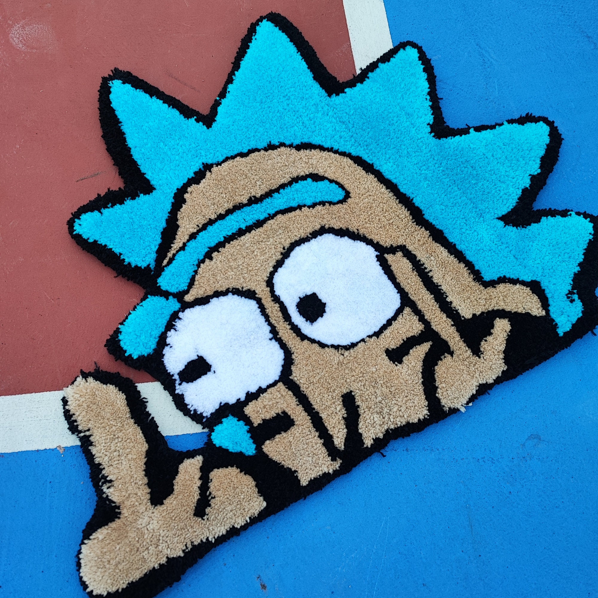 Rick and Morty Rug,tufted Rug,funny Rug,cool Rugs,colorful Rug,fun Rug ...