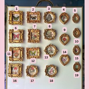 Gold Frame Collage Magnets - Etsy