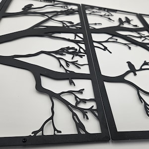 Tree of Life 4 Pannel Metal Wall Art Wall Decor, Tree Design, House ...