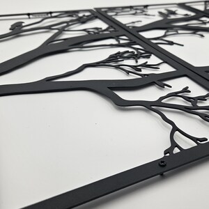 Tree of Life 4 Pannel Metal Wall Art Wall Decor, Tree Design, House ...