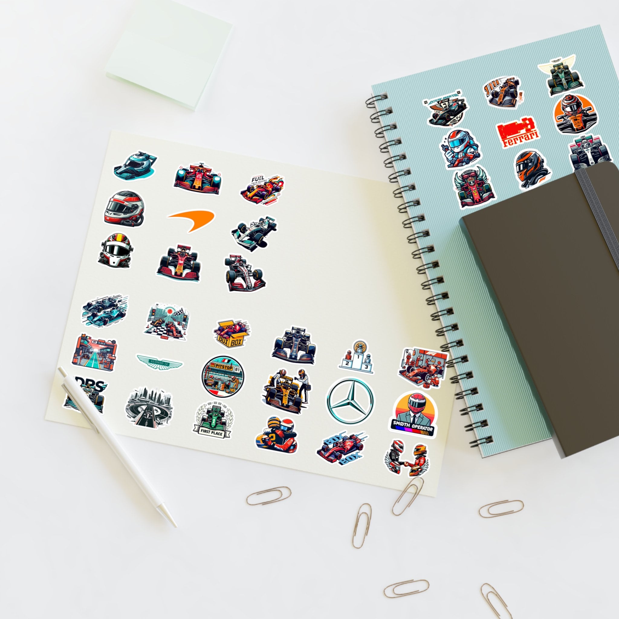 PADDOCK CLUB - Animated F1 Sticker Sheet - Etsy