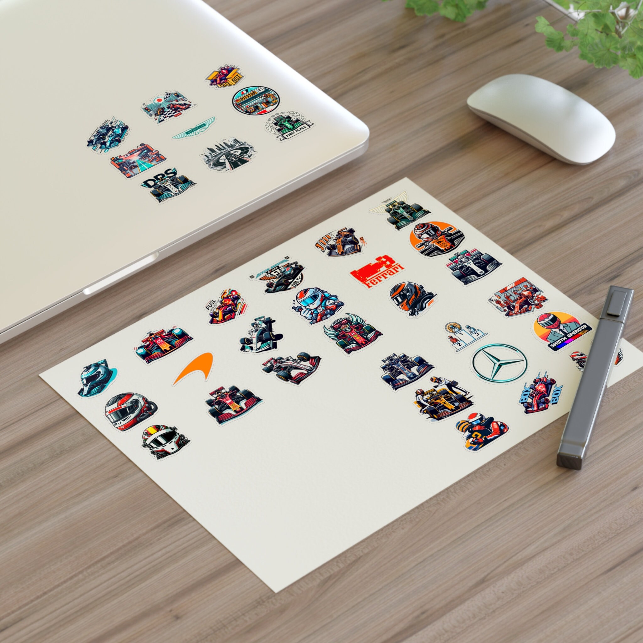 PADDOCK CLUB - Animated F1 Sticker Sheet - Etsy