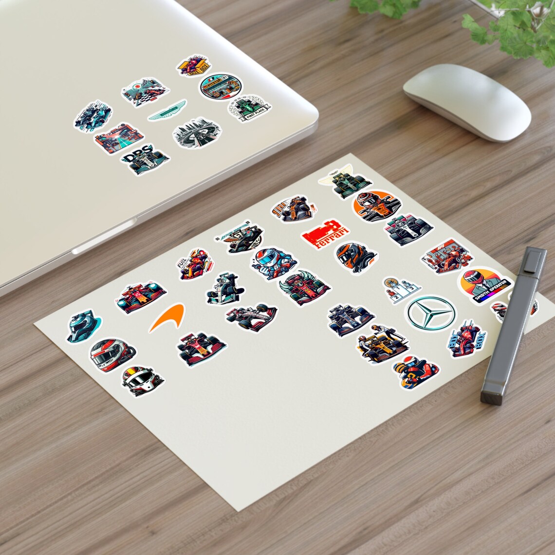 PADDOCK CLUB Animated F1 Sticker Sheet - Etsy