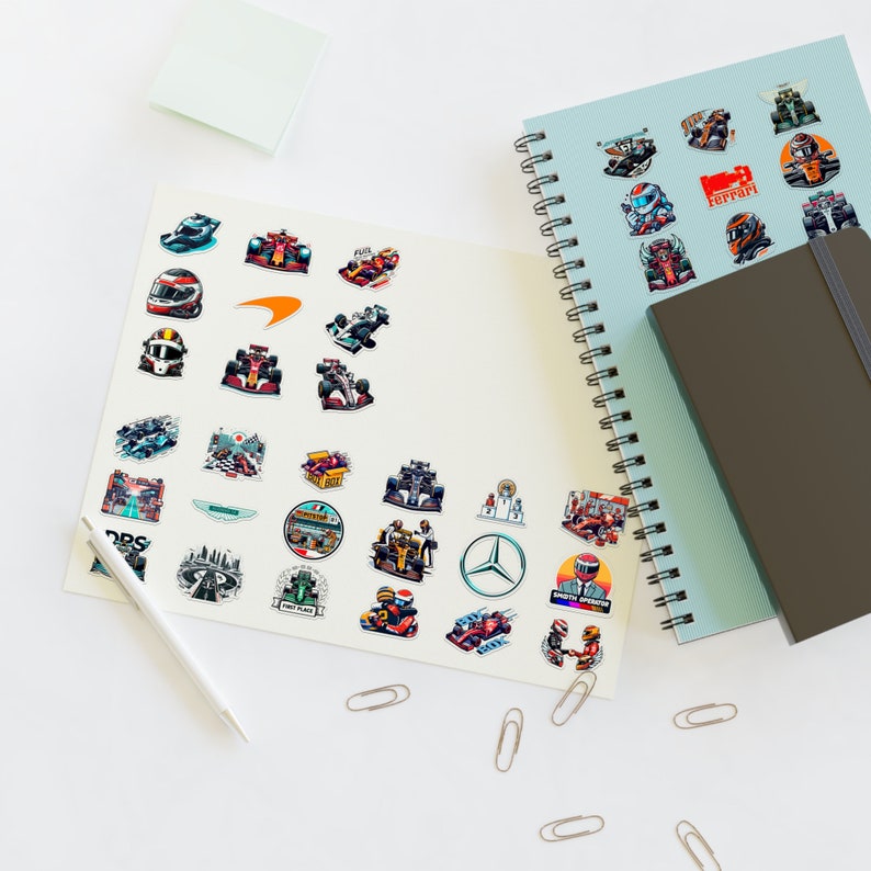 PADDOCK CLUB - Animated F1 Sticker Sheet - Etsy