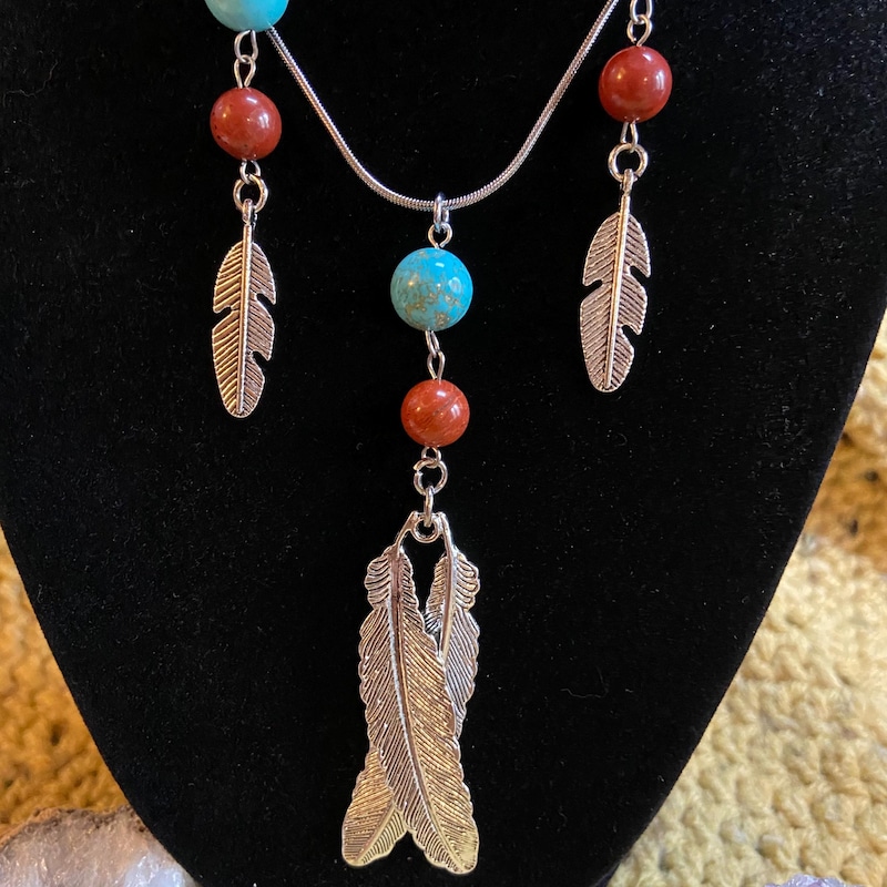 Pagan Necklace Feather - Etsy