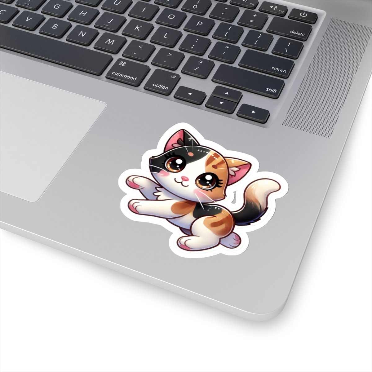 Animated Cat Sticker | Cute Cat Lover Gift | Vinyl Decal for Laptops ...