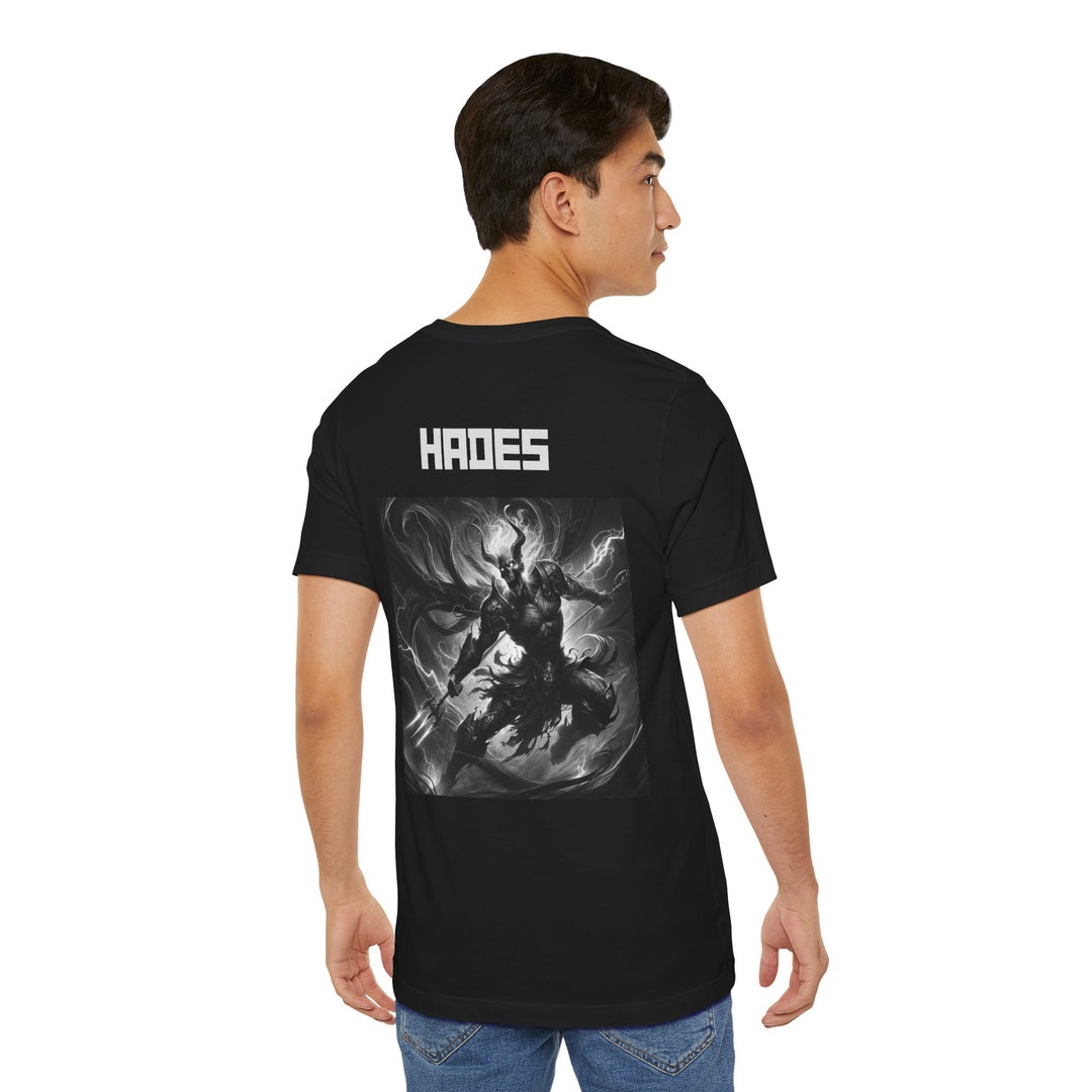 Greek Mythology Hades God Underworld Unisex Tee - Hades Bident Symbol T ...