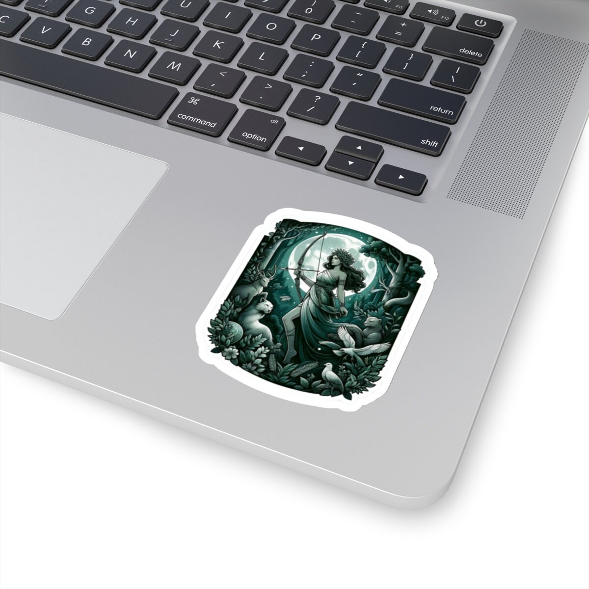 Greek Mythological Sticker - Artemis Goddess Decal - Moon Goddess ...