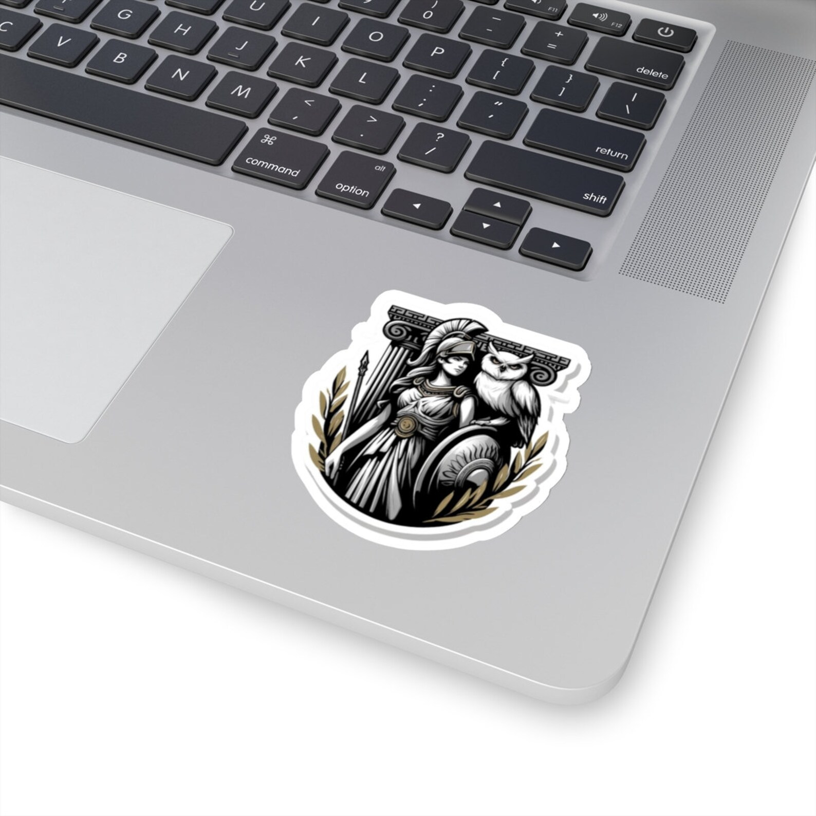 Goddess Athena Vinyl Sticker - Ancient Greece Themed Decal - Durable ...