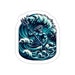 Mythical Poseidon Decal - Ocean God Trident and Wave Sticker - Ideal ...