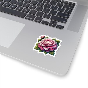 Beautiful Flower Sticker | Floral Decal | Perfect for Laptops, Water ...