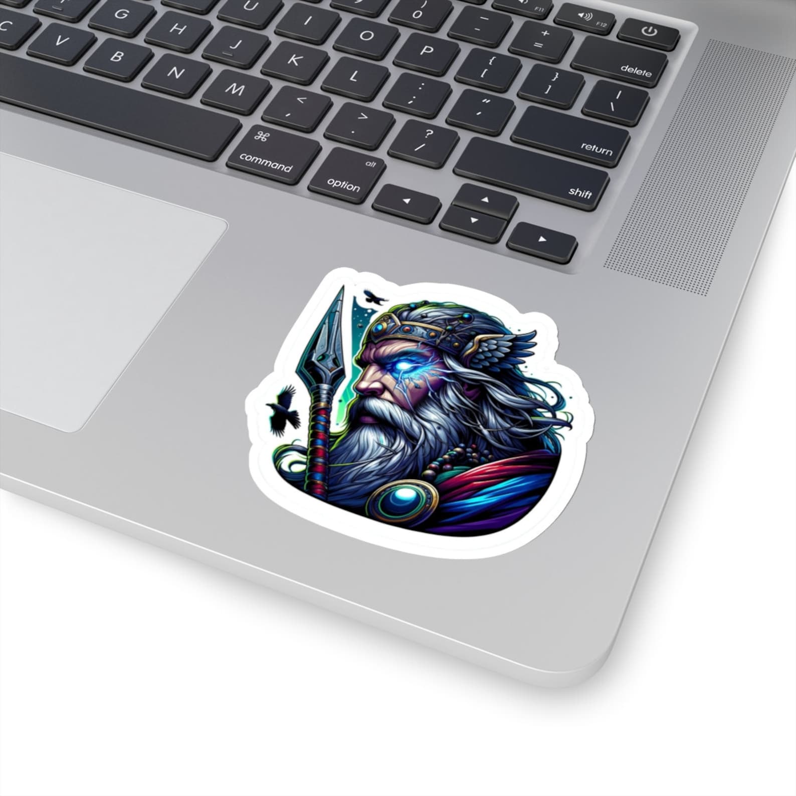 Odin Sticker Norse Mythology God Decal Viking Warrior Vinyl Laptop ...