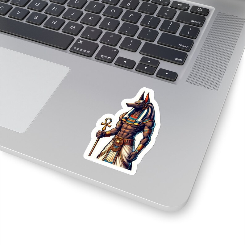 Anubis Sticker Mythological Egyptian God Decal Vinyl Decal for Laptops ...